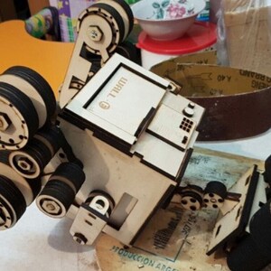 Wall- Model 3D Puzzle Cdr Dxf Robot- Wall Laser Cnc Vector File Instant ...