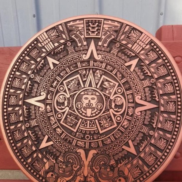 Aztec Wood Wall Art - Etsy