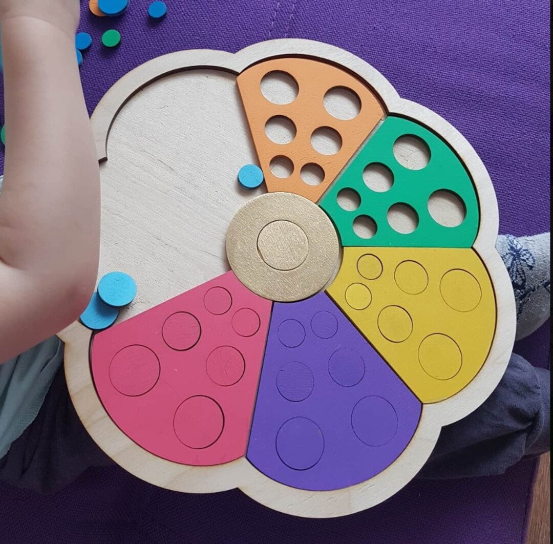 Circle- Sorter Puzzle Color Games for Toddlers Model Puzzle File Vector ...