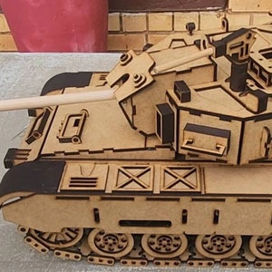 3D Tank Kaymaan Svg Dxf Cut File 3d Wooden Puzzle Vector Digital File ...