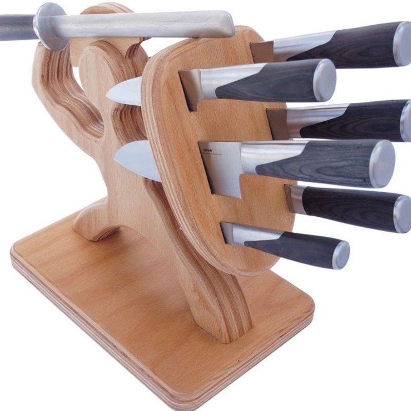 Knife Block - Etsy