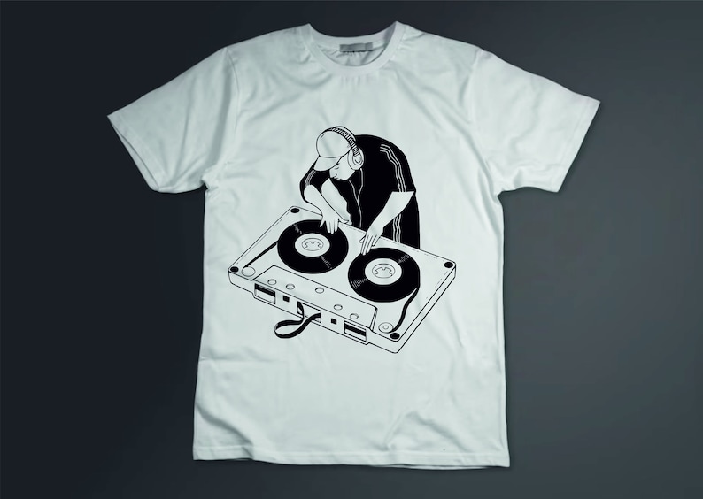 Cut File D-j Headphones Png Ai Eps Pdf Cut Svg Filevector - Etsy