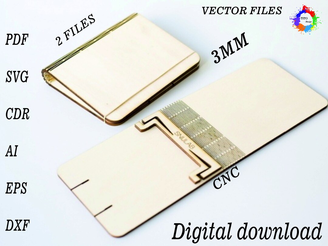 3D Laser Cut Folding Booklet Wooden 3D Model Puzzle Dxf Wooden Vector ...