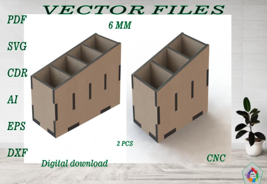 Remote Control Holder 3D Vector File for CNC Laser Cut (DXF, CDR) - Etsy