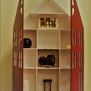 Laser Cut Shelf- With- Door- Home- Decor- Idea-vector Cnc Files Instant ...