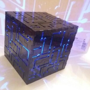 Cube 3D Night Light Acrylic Illusion 3D Led Lamp Svg Dxf Cdr Digital ...