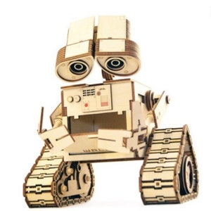 Wall- Model 3D Puzzle Cdr Dxf Robot- Wall Laser Cnc Vector File Instant ...