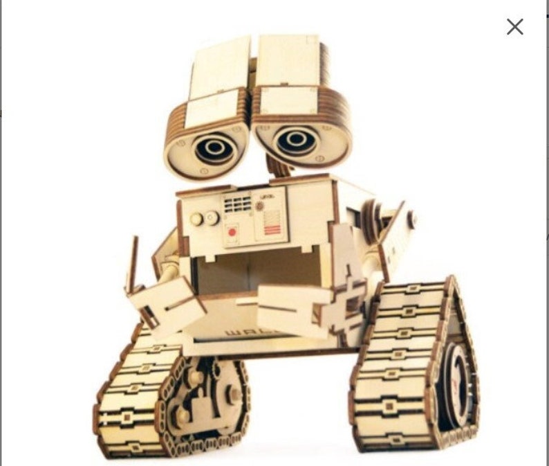 Wall Model 3D Puzzle Cdr Dxf Robot Wall Laser Cnc Vector File - Etsy