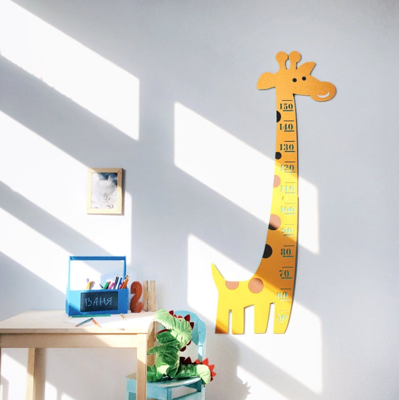 Cnc 3D Chart Ruler Giraffe Growth Model Puzzle File Cdr Dxf Vector Cnc ...