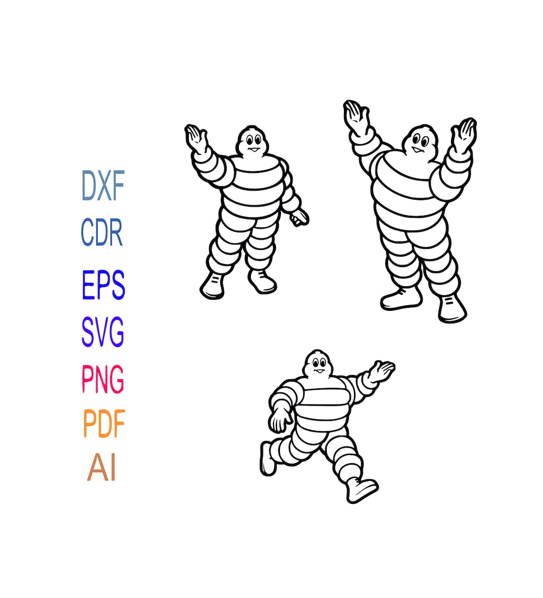 Michelin Svg Cut File Vector Digital Michelin Png Ai Pdf Eps Svg File ...