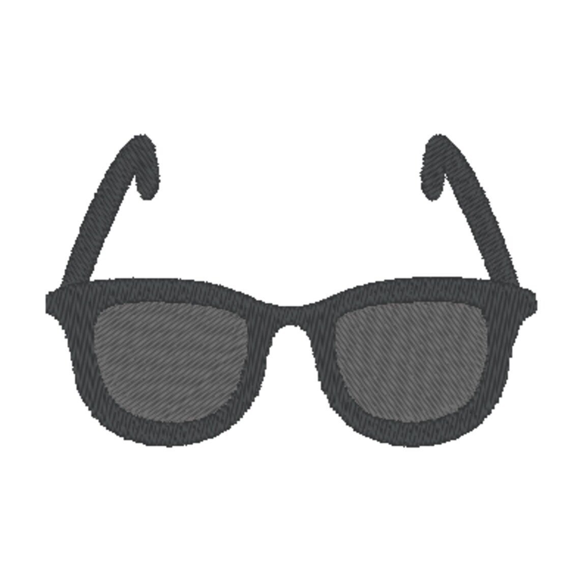 Sunglasses Machine Embroidery Design, 1 Design, 3 Sizes, 11 Formats - Etsy