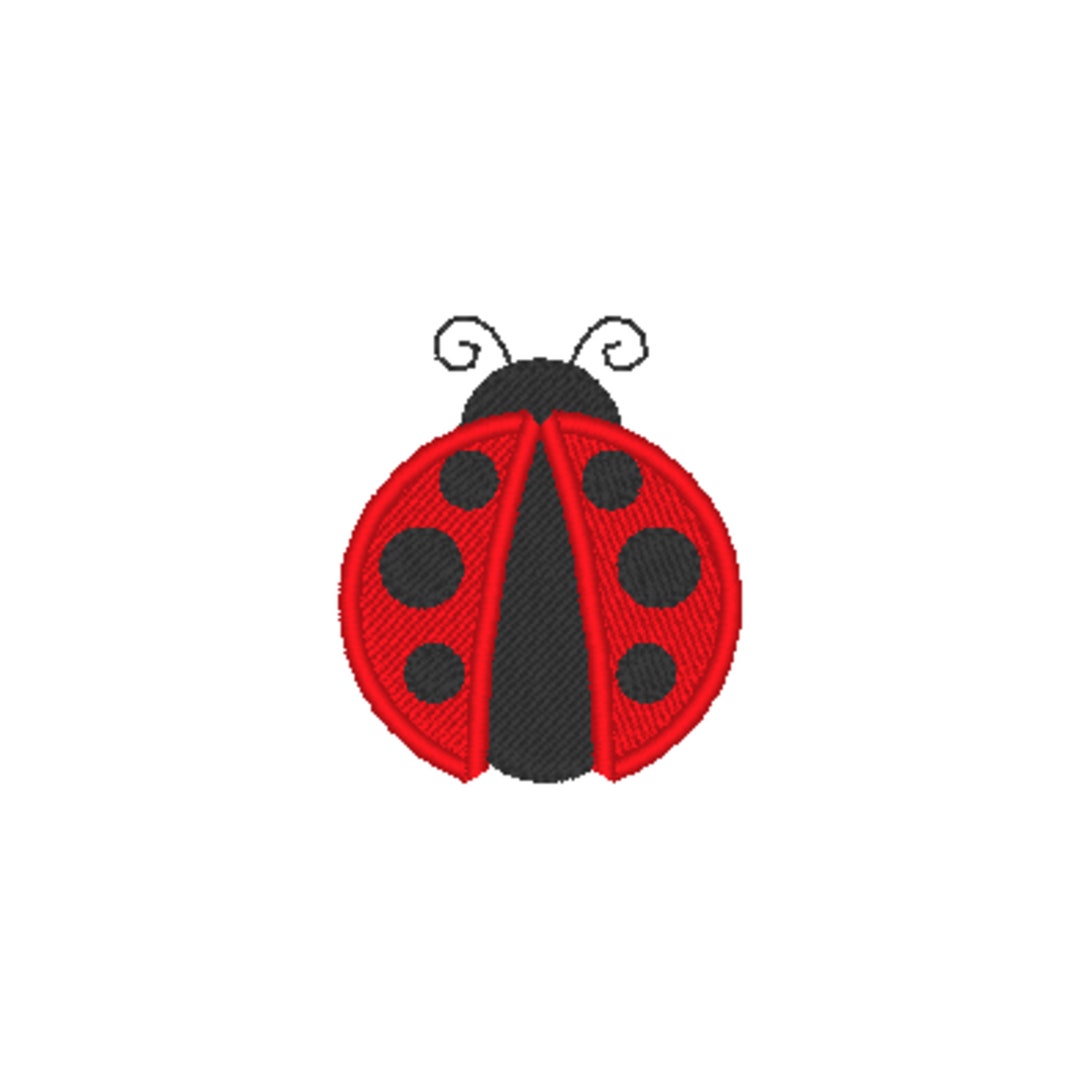 Ladybug Machine Embroidery Design, 3 Sizes, 11 Formats - Etsy