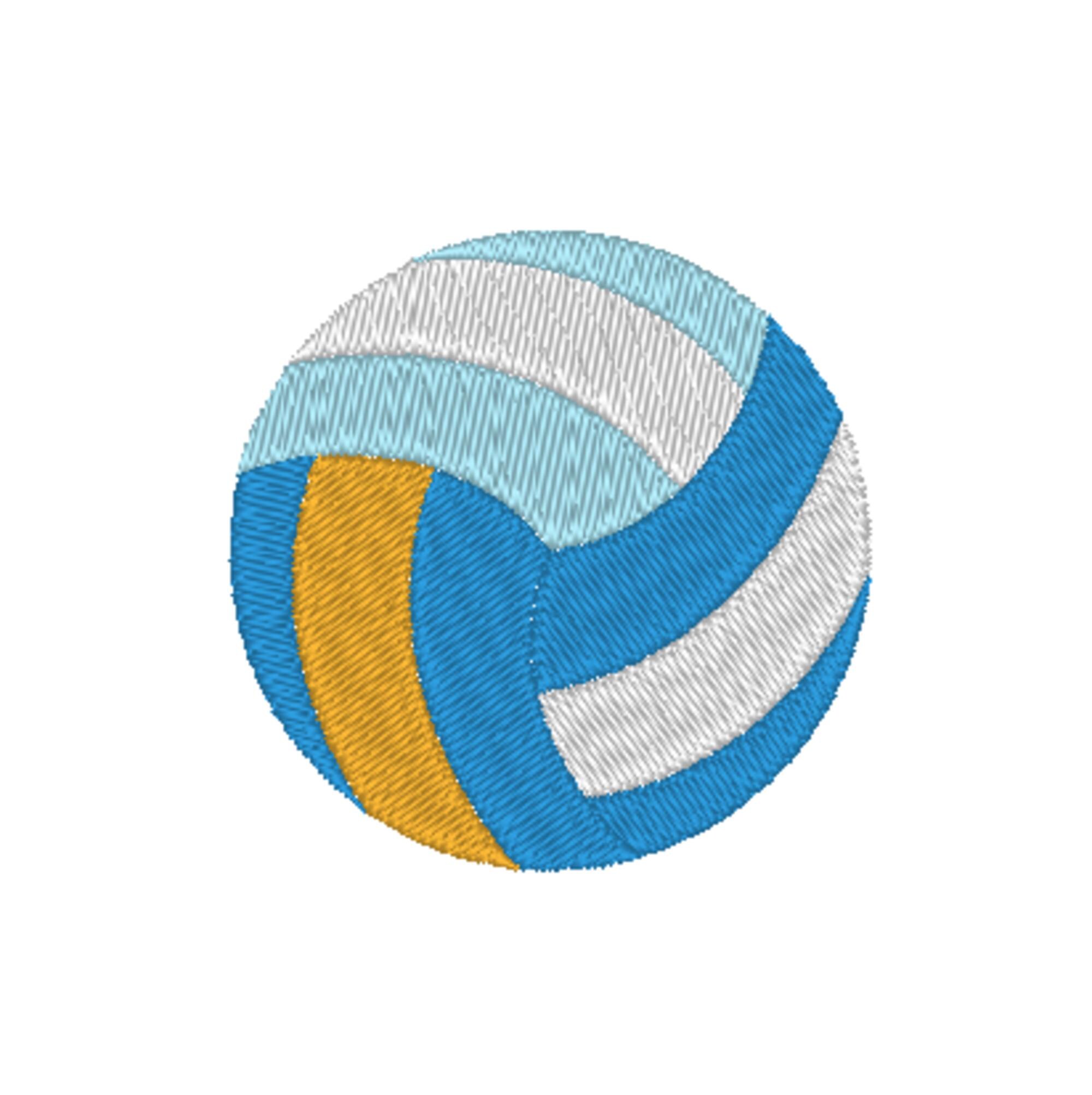 Volleyball Ball Machine Embroidery Design, 1 Design, 3 Sizes, 11 ...
