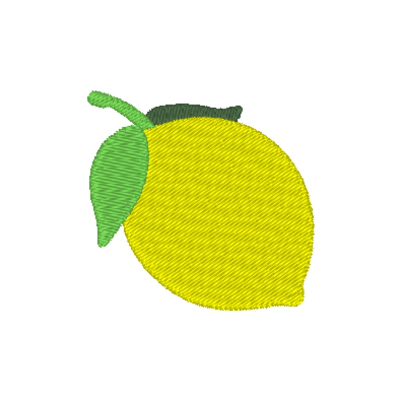 Lemon Machine Embroidery Design, 1 Design, 3 Sizes, 11 Formats - Etsy