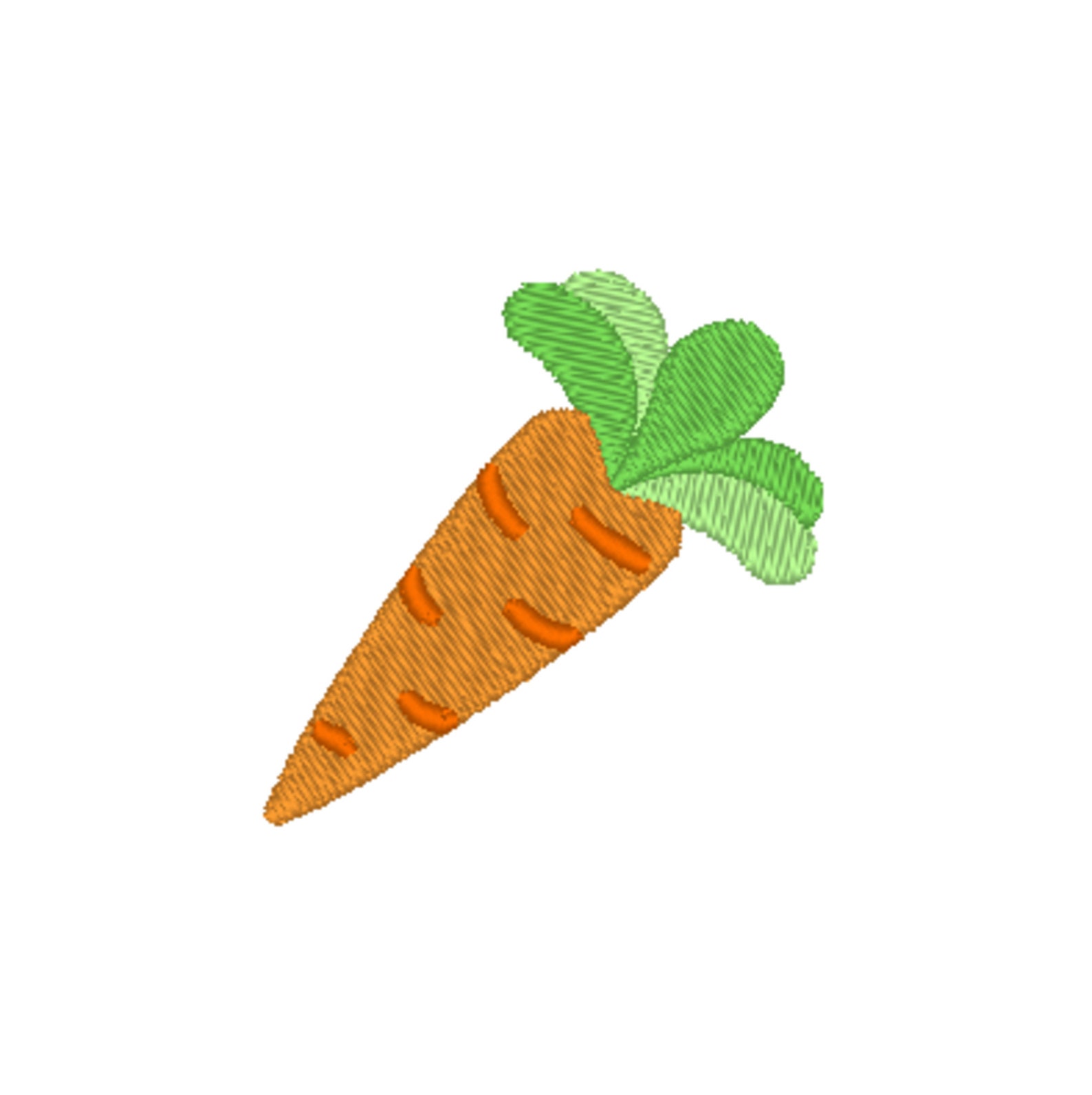 Carrot Vegetable Machine Embroidery Design, 1 Design, 4 Sizes, 11 ...