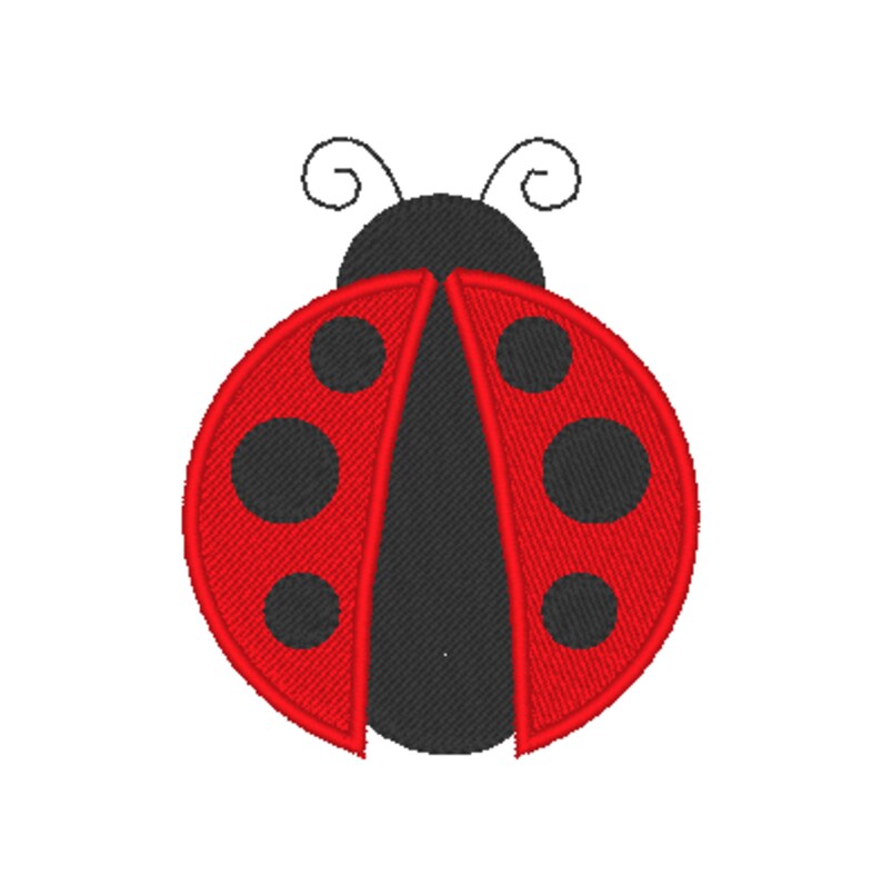 Ladybug Machine Embroidery Design, 3 Sizes, 11 Formats - Etsy