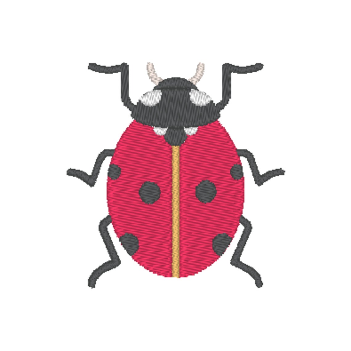 Insect Machine Embroidery Design, 6 Different Designs by 3 Sizes, 11 ...