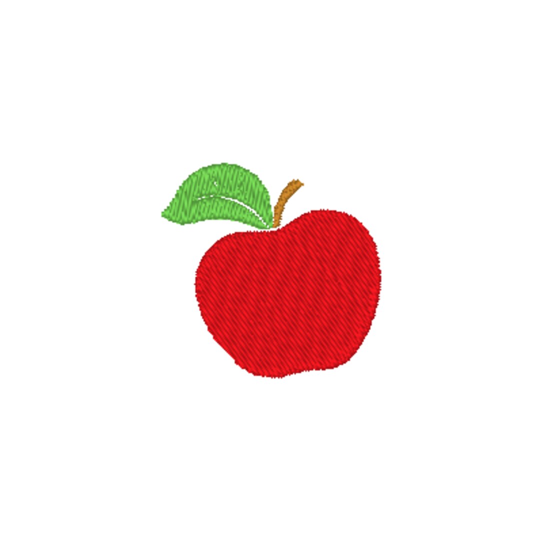 Apple Machine Embroidery Design, 1 Design by 3 Sizes, 11 Different ...