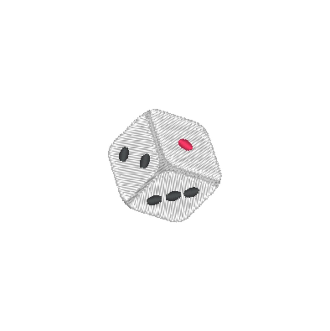 Dice Machine Embroidery Design, 1 Design, 4 Sizes, 11 Formats - Etsy