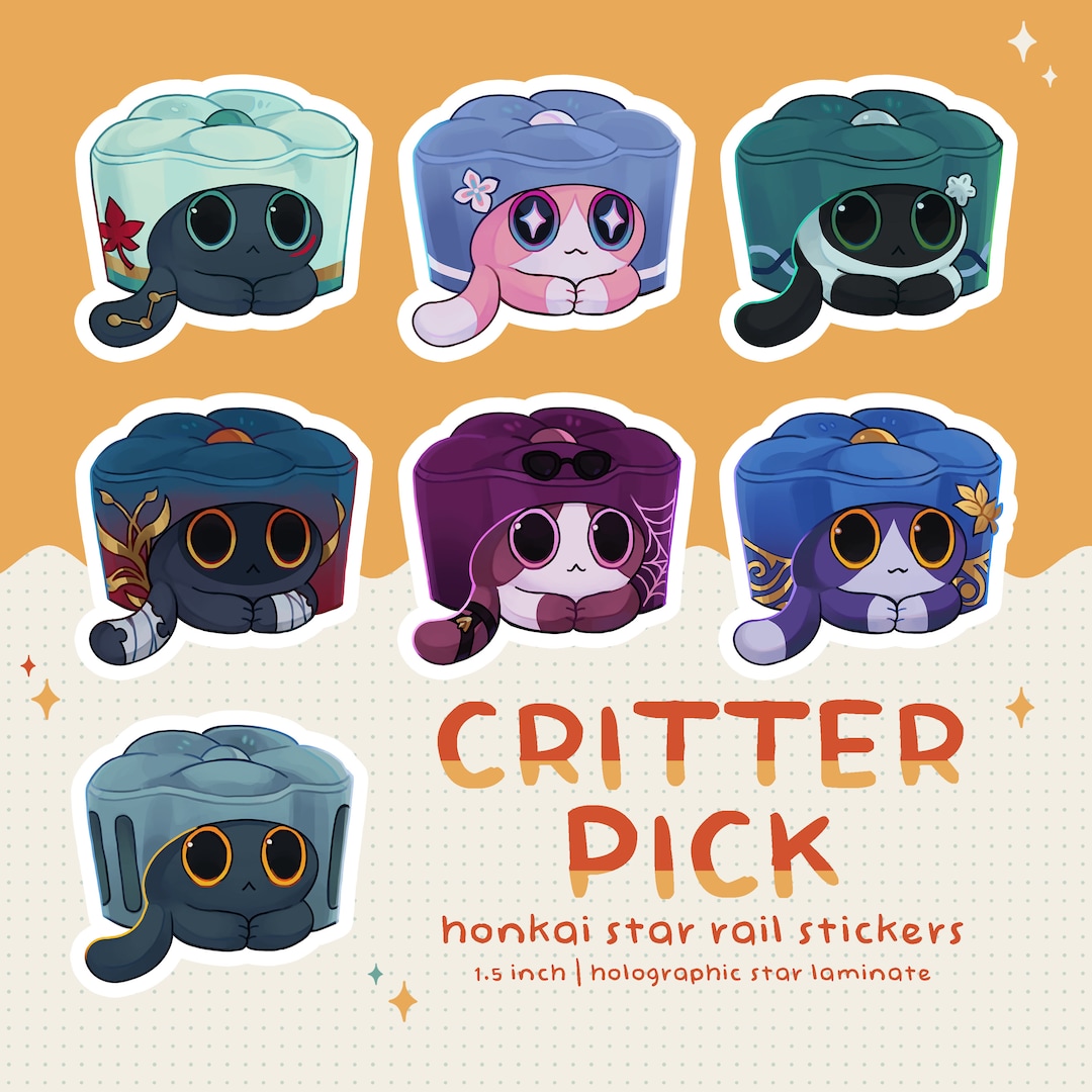 Honkai Star Rail Cake Critter Stickers - Etsy