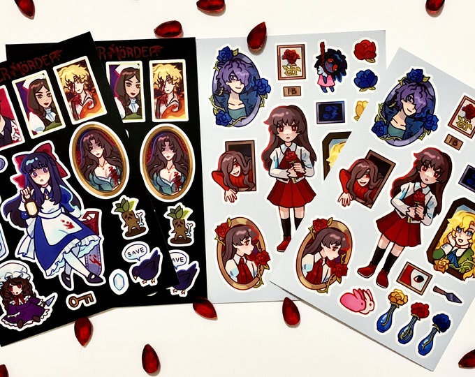 Ib Game Sticker Sheet - Etsy