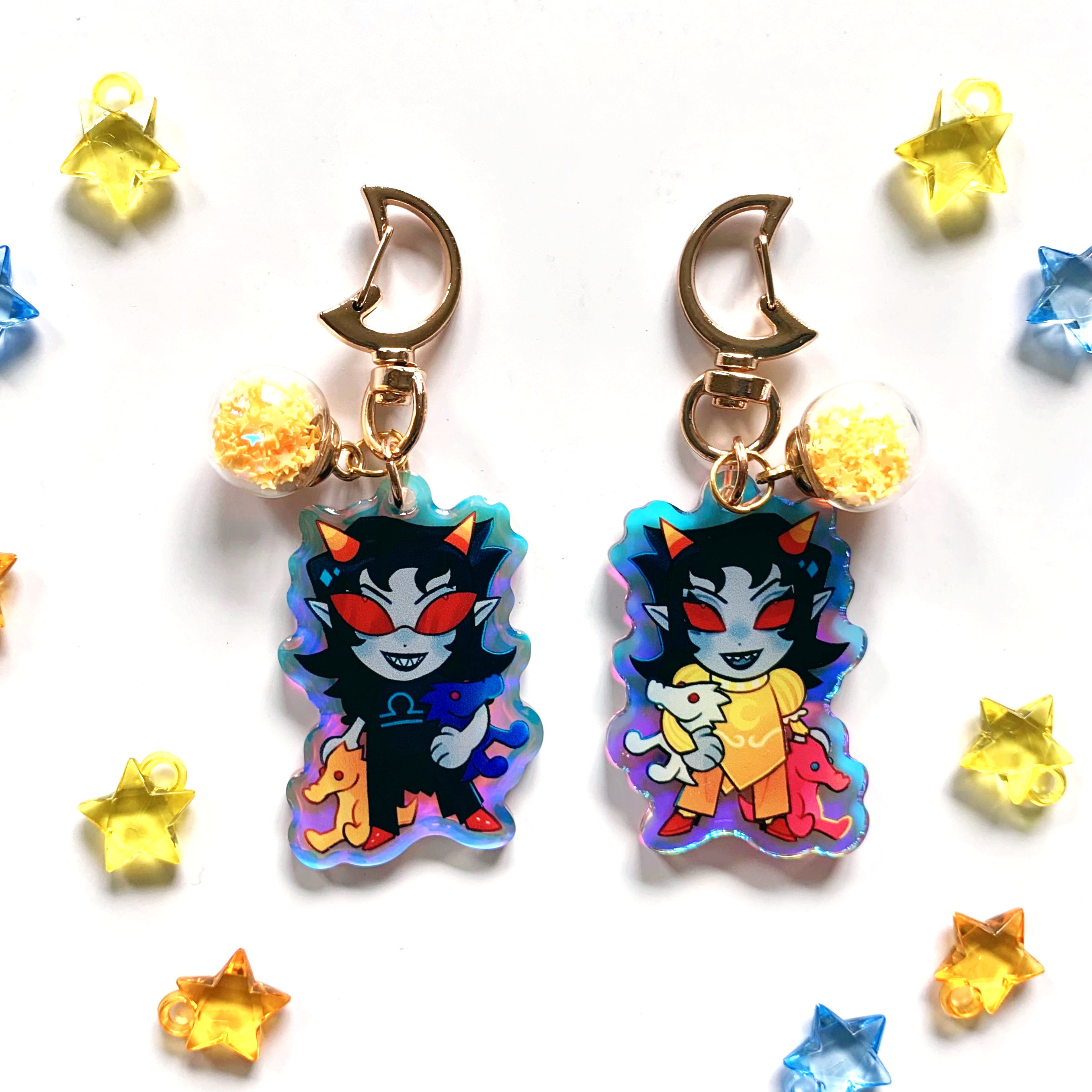 Homestuck Dreamers | Rainbow Acrylic Charms - Etsy