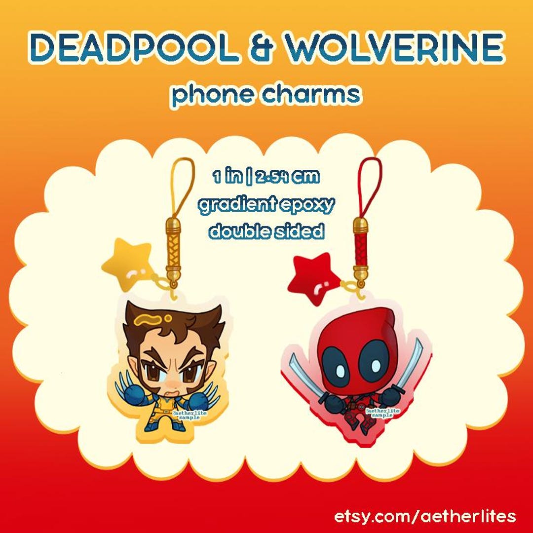 PREORDER Deadpool and Wolverine Phone Charms - Etsy
