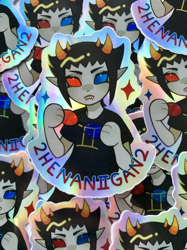 Homestuck Holographic Stickers - Etsy