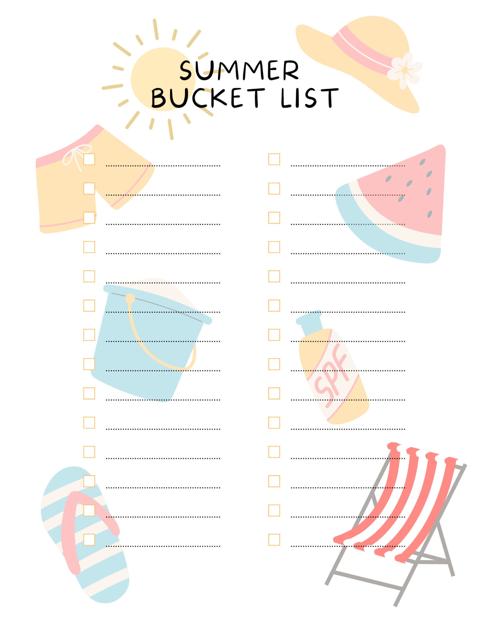 Summer Bucket List for Kids | Summer Activities | School Break | Summer ...