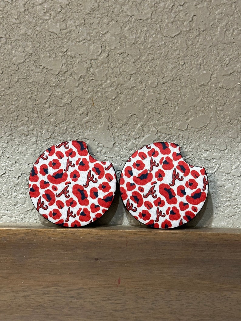 Atlanta Braves Car Coasters - Etsy