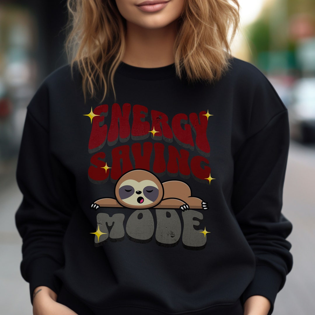 Sloth Sweatshirt, Funny Sloth Sweater, Sleeping Sloth Sweat Shirt ...