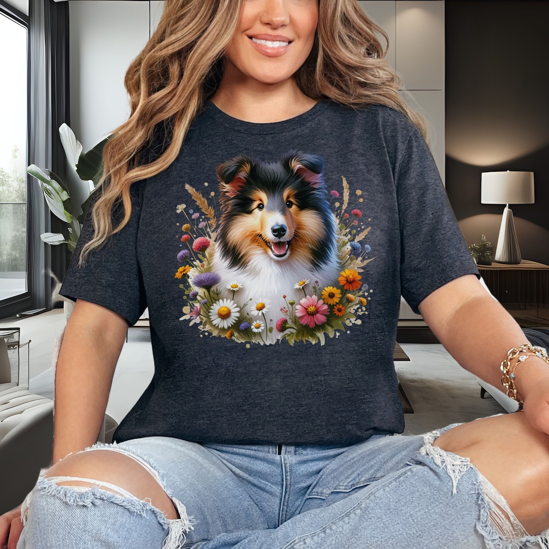 Rough Collie Shirt, Gift for Collie Owner, Collie Mom, Rough Collie Dad ...