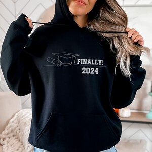 Senior 2024 Hoodie, Graduate Hoodie, Class of 2024 Senior Sweatshirt, Graduate Gift, Matching ...