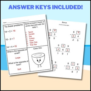 Second Grade Summer Activity Review Pack (2nd Moving to 3rd) Reading ...