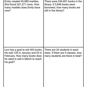 Math Practice Worksheets NWEA MAP Prep RIT Band 191-200 Test Prep - Etsy