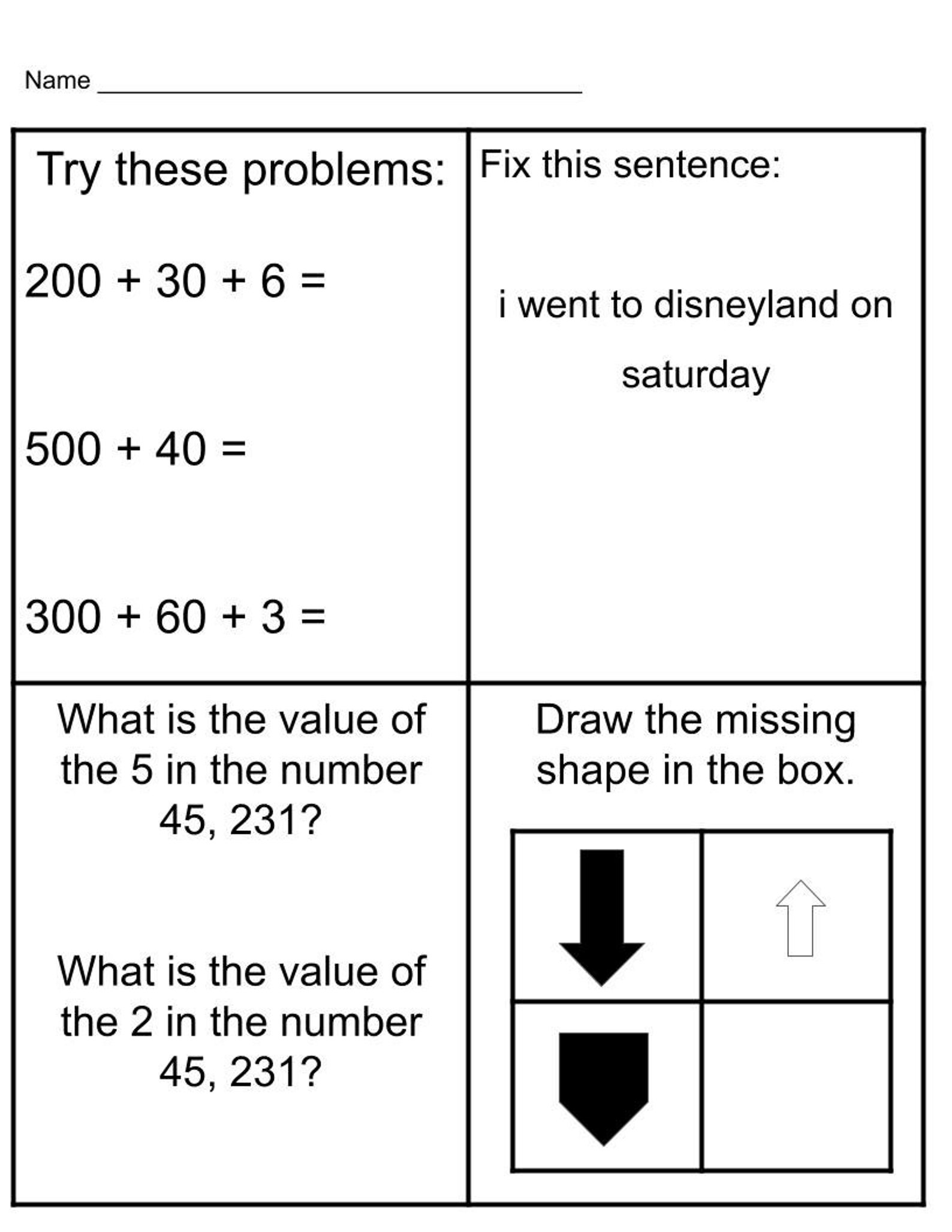 Second Grade Summer Activity Review Pack (2nd Moving to 3rd) Reading ...