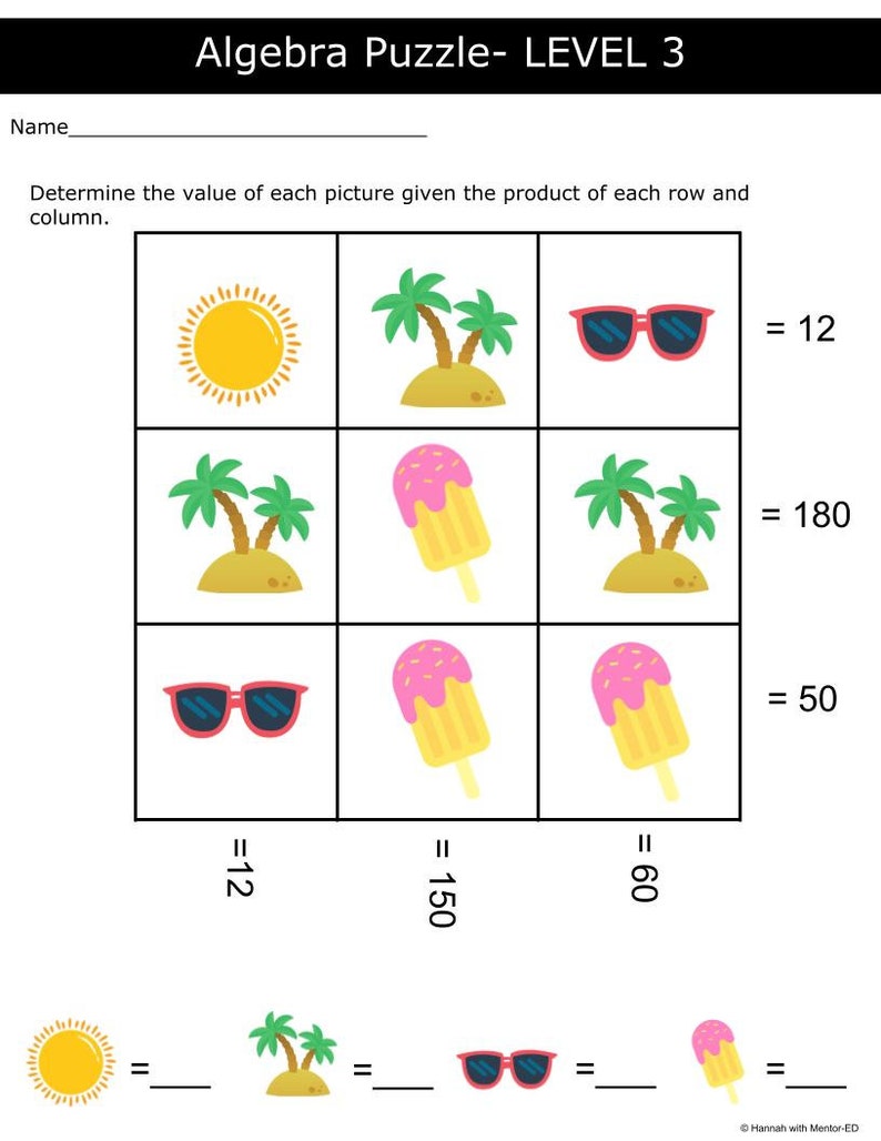 Third Grade Summer Activity Review Pack (3rd Graders Moving to 4th ...