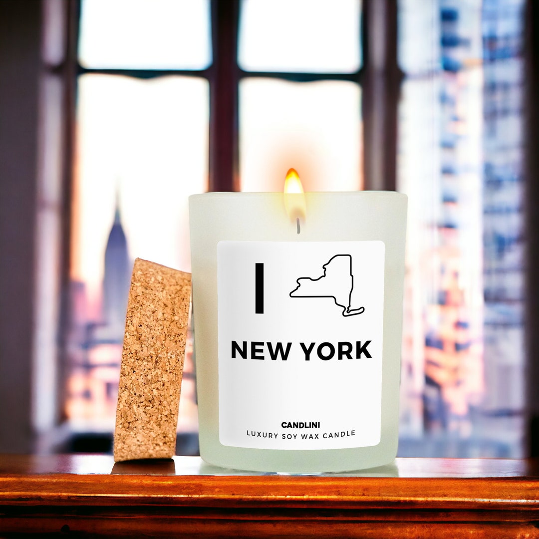 New York State Candle | Luxury Candle Soy Wax Vanilla Blend | Unique ...