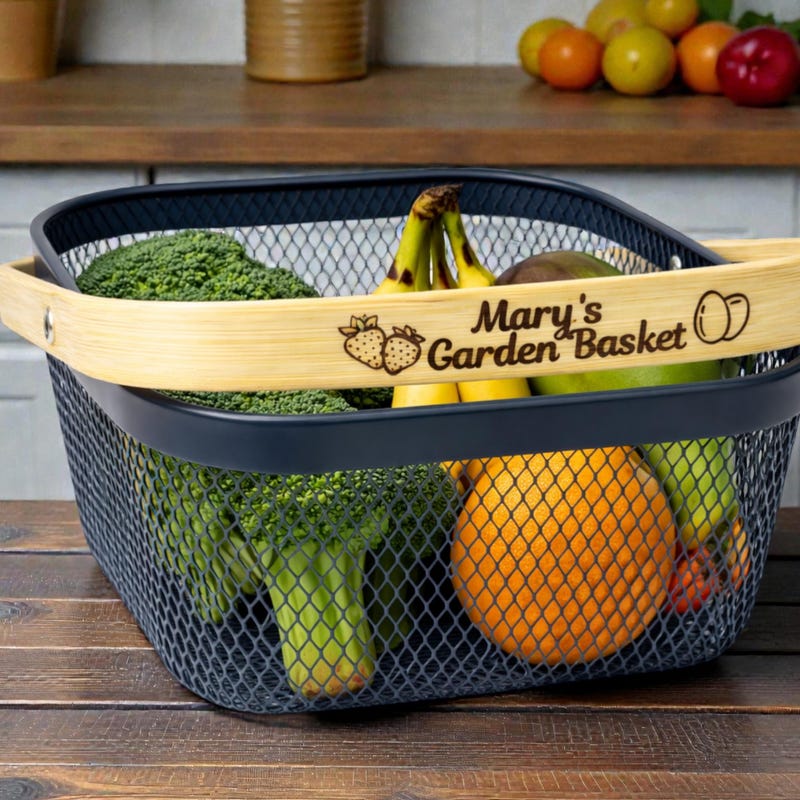 Metal Woven Fruit Basket - Etsy