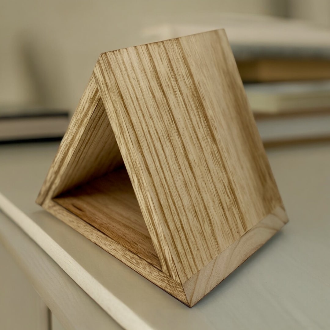 Triangle Book Stand | Stylish Page Holder | Book Lover Gift | Book ...