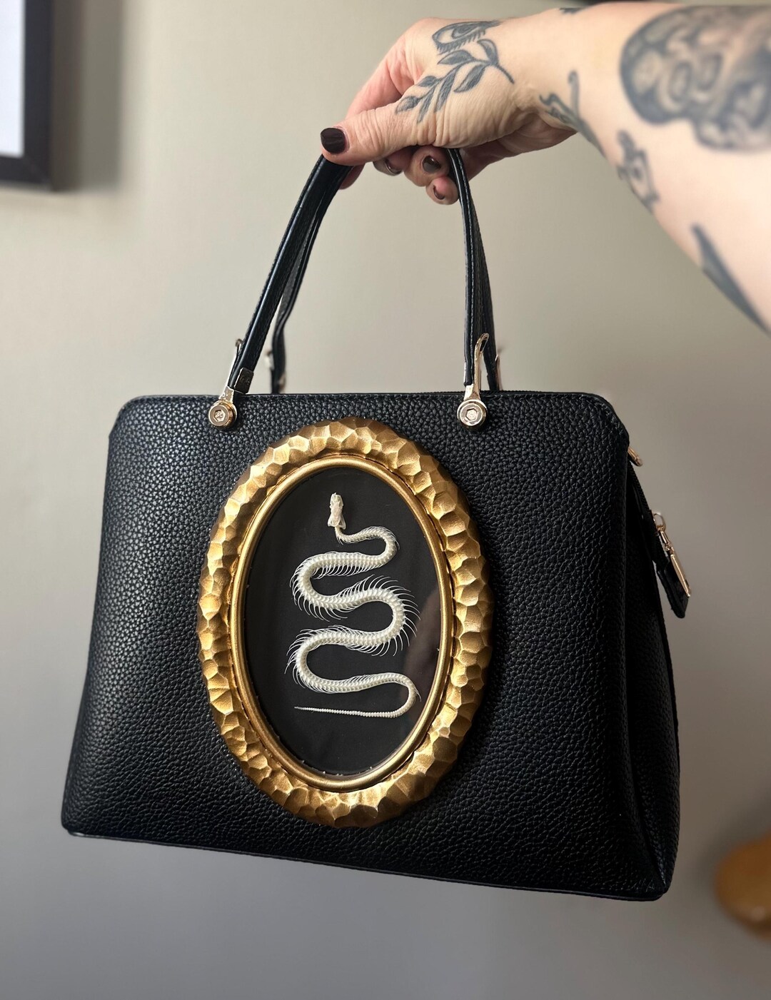 Real Snake Skeleton Taxidermy Handbag for Oddities and Curiosities ...