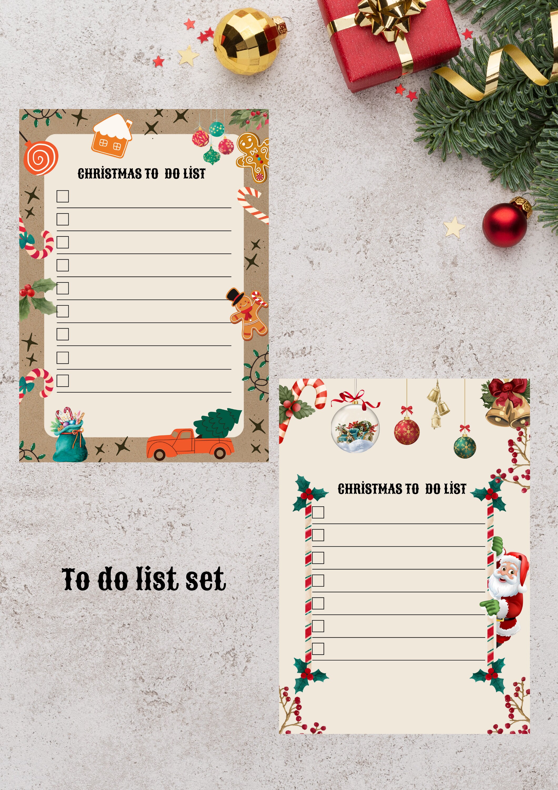 Christmas Mega Pack: Printable Cards, Lists & Invitation Bundle - Etsy
