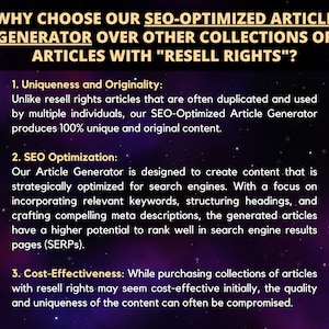 Ai-powered SEO Article Generator - Streamline Content Creation Process | content Creation Tool ...