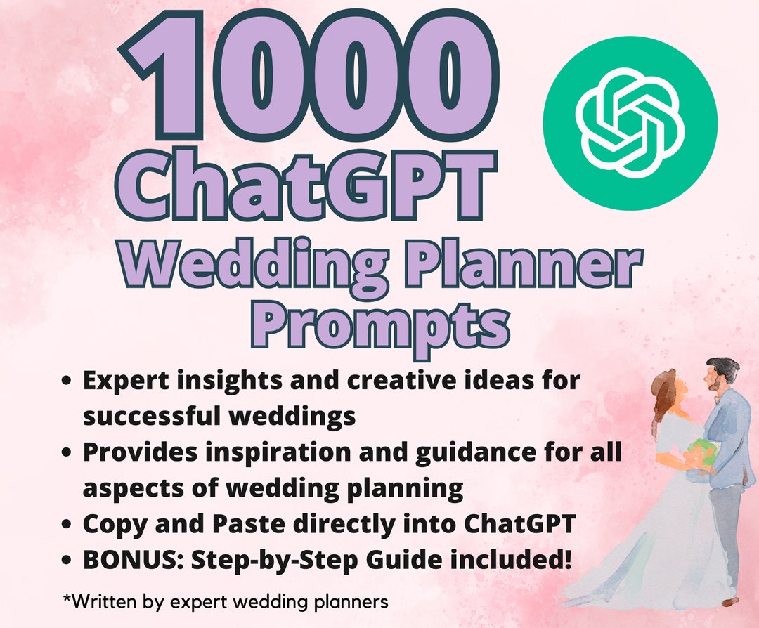 1000 Chatgpt Prompts for Wedding Planners Ultimate Wedding Planning ...