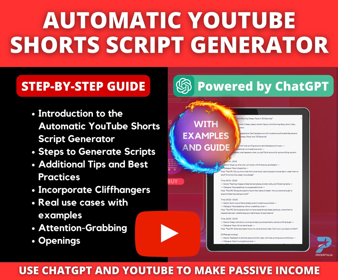 Youtube Shorts Script Generator Streamline Video Creation Process ...