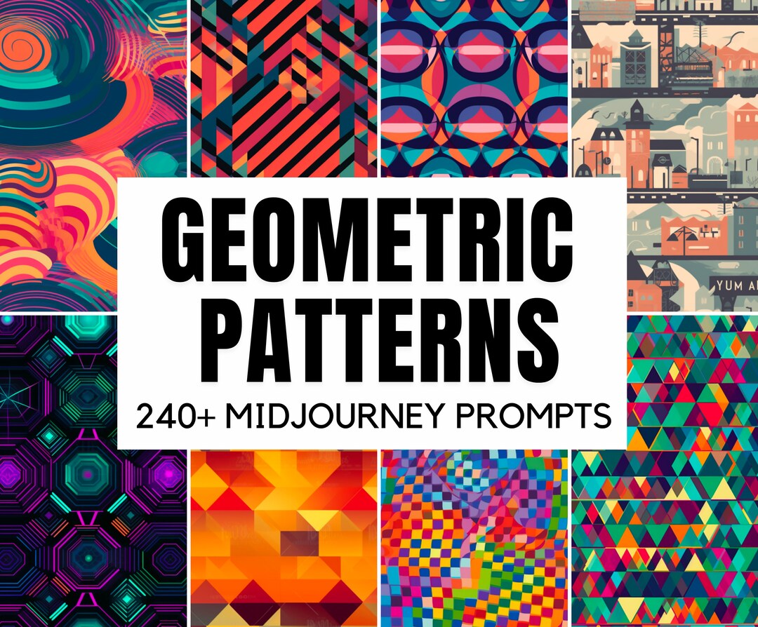 240+ Geometric Patterns Midjourney Prompts, Versatile Patterns ...