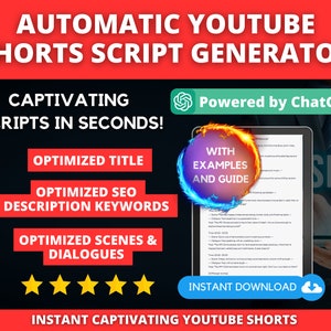 Youtube Shorts Script Generator - Streamline Video Creation Process ...
