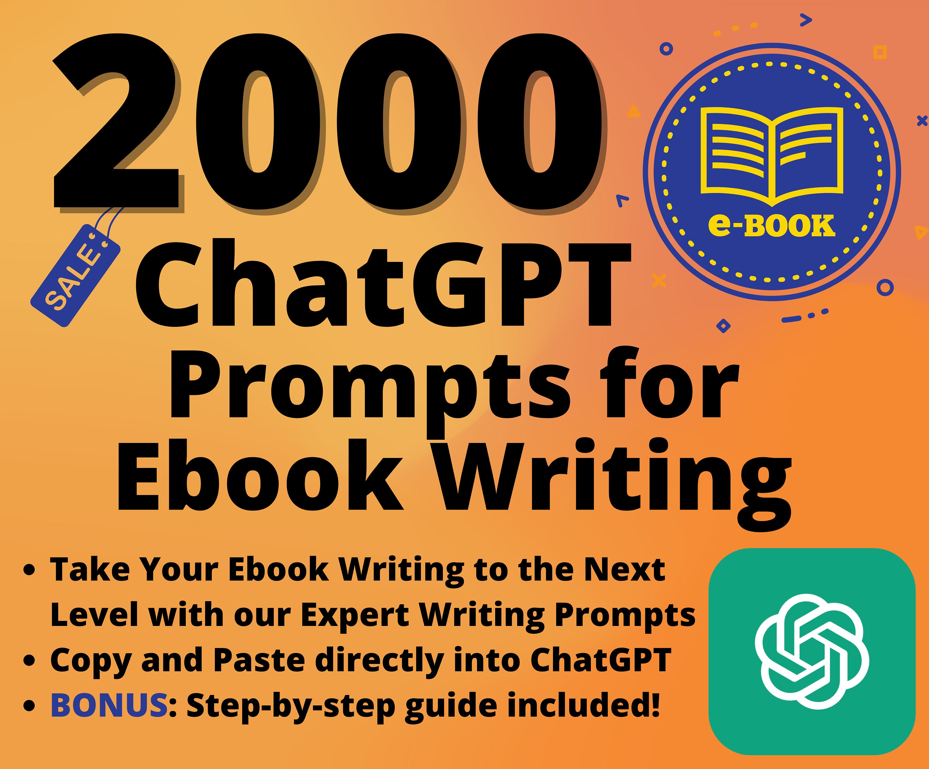2000 Chatgpt Prompts for Ebook Writing Write Ebooks to Sell - Etsy ... 2000 Chatgpt Prompts for Ebook Writing Write Ebooks to Sell - Etsy ...