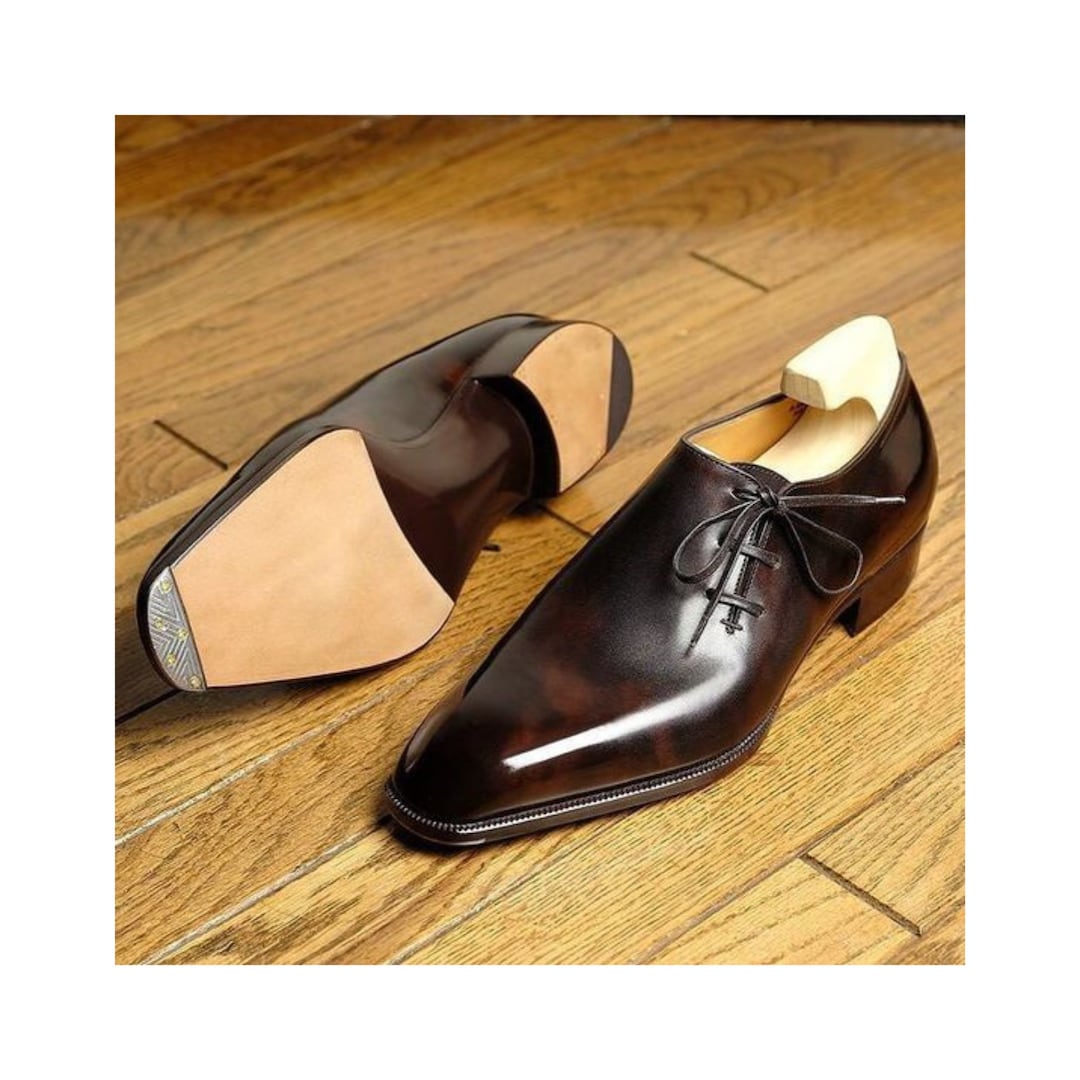 New Custom Made Bespoke Handmade Premium Quality Leather Whole Cut ...