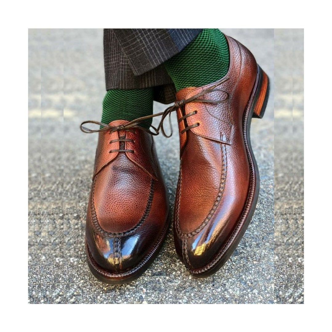 New Custom Made Made to Order Handmade Premium Quality Full Grain Brown ...